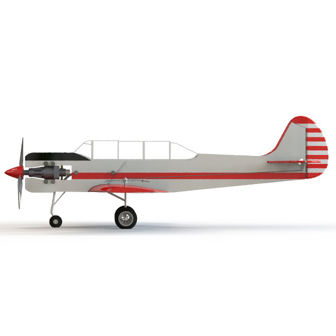 Кордовая тренировочная модель самолета F4b Як 52
